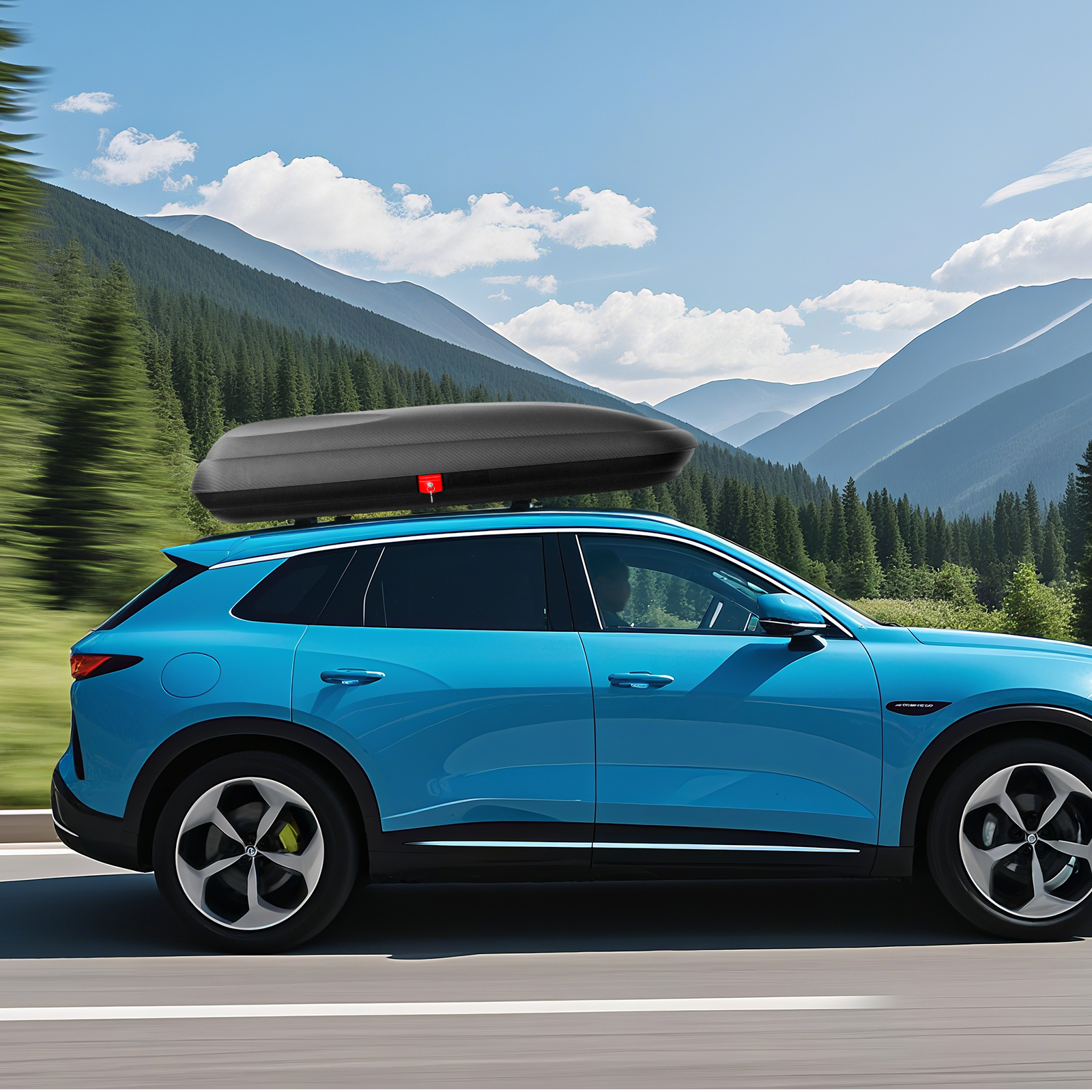 Rooftop Cargo Carrier With Security Keys For Vehicles - Kuiwee.com