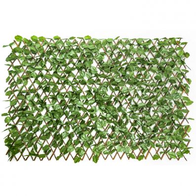 Artificial Expanding Ivy Covered Trellis x3 - Costway