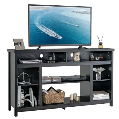 58 Inch TV Stand Entertainment Console Center with Adjustable Open ...