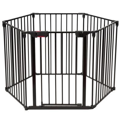 8 Panels Baby Playpen Metal Foldable Design with Safety Lock - Costway