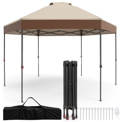 Waterproof Canopy Tent with Carry Bag Pegs and Wind Ropes for Outdoor ...