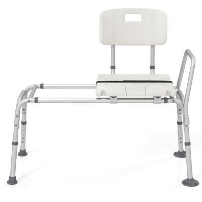 Sliding Tub Transfer Bench Adjustable Inside Bathtub Chair with Safety ...