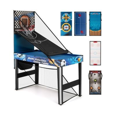 10-in-1 Combo Game Table Set Multi Game Table with Table Tennis - Costway