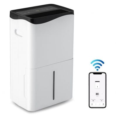 Portable 50L/Day Dehumidifier with App and Wifi for Home Damp - Costway