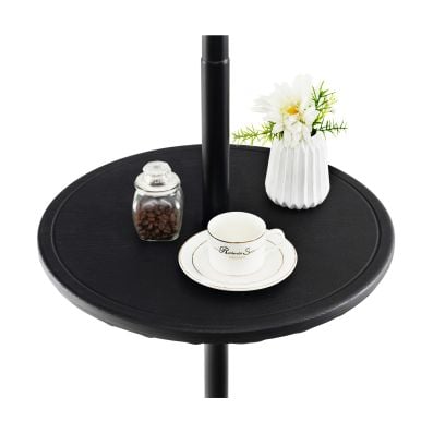 50 cm Outdoor Adjustable Umbrella Table with 38mm Umbrella Hole - Costway