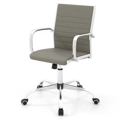 Height Adjustable Rolling High-Back Executive Chair for Home Office ...