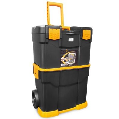 Rolling Stackable Toolbox with Detachable Storage Chest - Costway