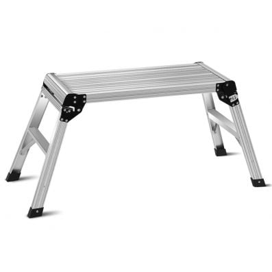 Aluminium Folding Hop Up Work Platform with Safety Locks and Pads - Costway