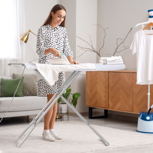 Full Size Ironing Foldable Ironing Board Full Size Iron Table W/ Iron