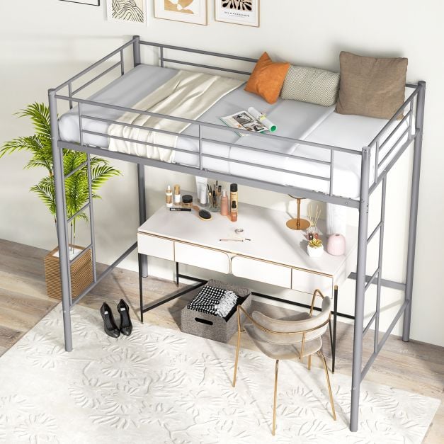 Loft Bed Frame Mack + Milo Binne Single (3') 3 Drawer Bed Frames Mid