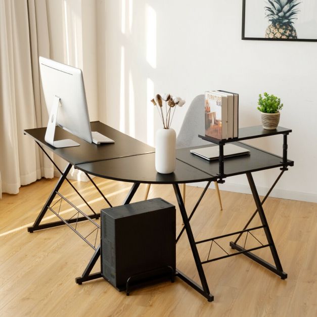 Corner Computer Desk Tv Stand