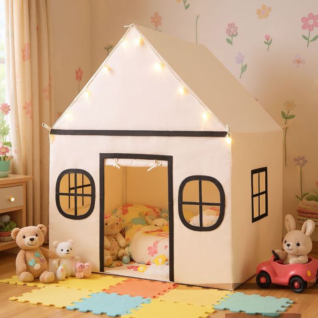 Kids Play Tent Large Playhouse Indoor Play Tent - Costway