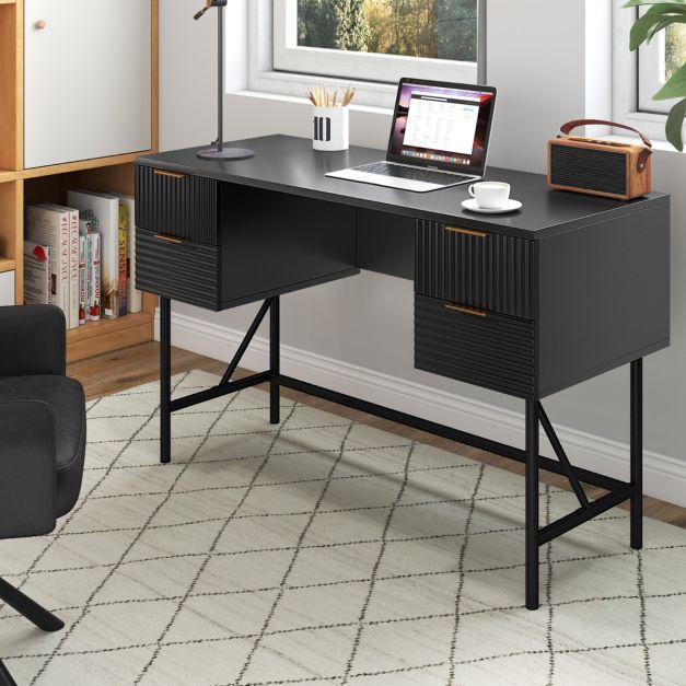 Modern Computer Desk Storage Under Desk Storage Shelf Easy