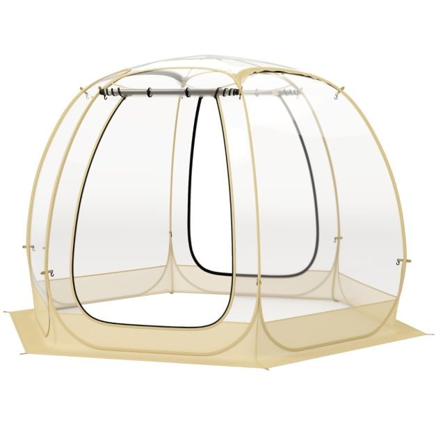 330 x 300 cm Portable and Foldable Pop up Bubble Tent for 6-10 People ...
