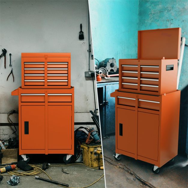 Metal Tool Storage Cabinets Tool Cabinet SUPPLY, 1900x1020x500 Mm,