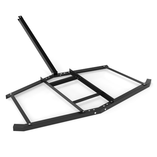 Tow Behind Landscape Leveling Rake with Reinforced Bars - Costway