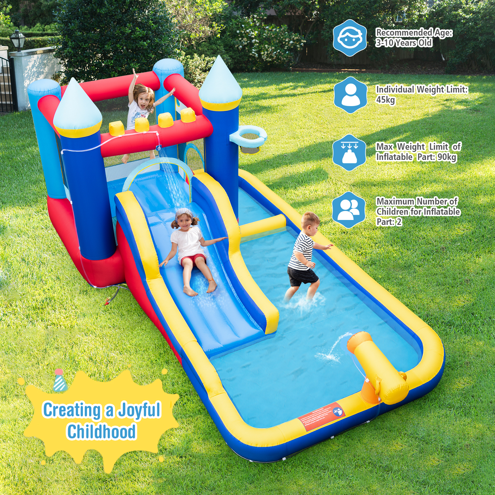 Inflatable Bounce Castle Jumping Air Bounce Castle For Kids - Kuiwee.com