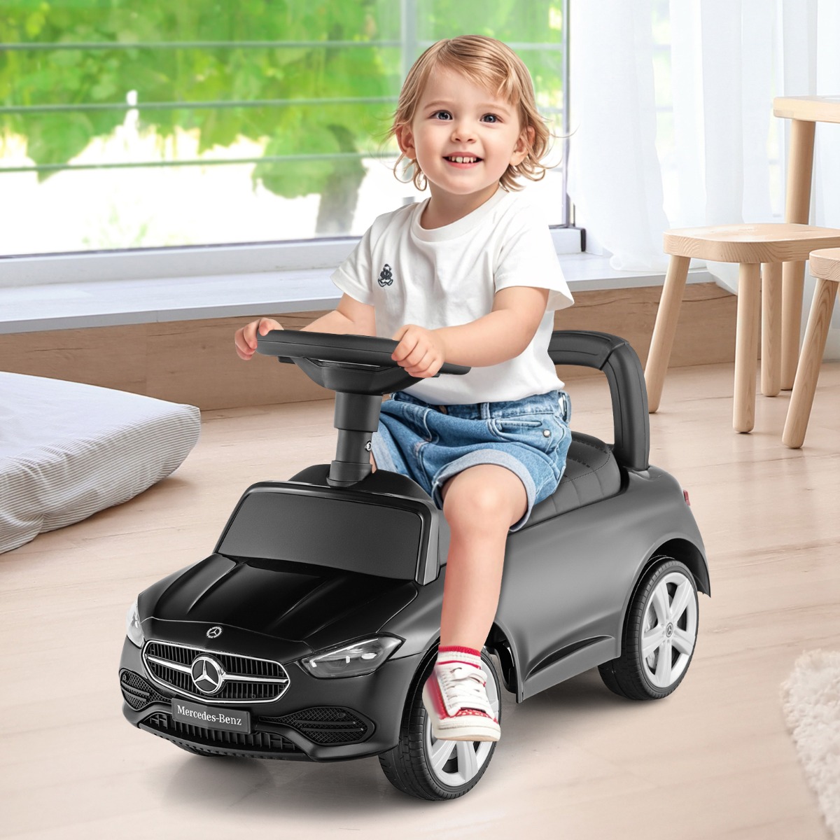 Ride On Sliding Car With Steering Wheel With Horn And Engine Sound ...