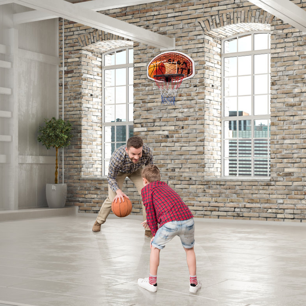 Mini Basketball Hoop For Door And Wall Wall Mounted Basketball Goal ...