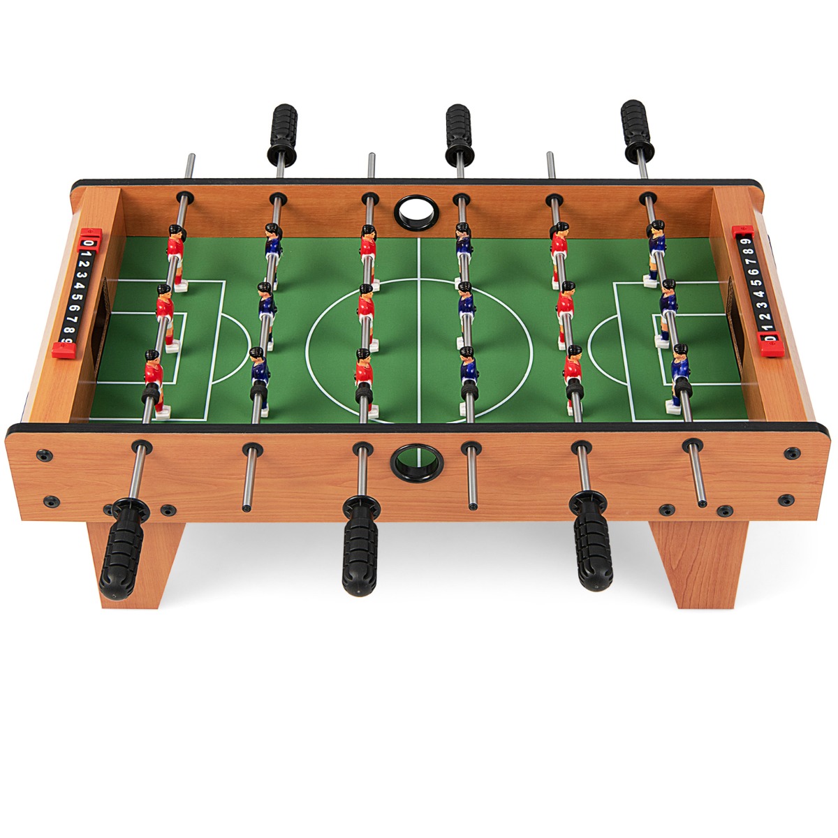 Wooden Table Football Set With Footballs For Adults And Kids - Kuiwee.com